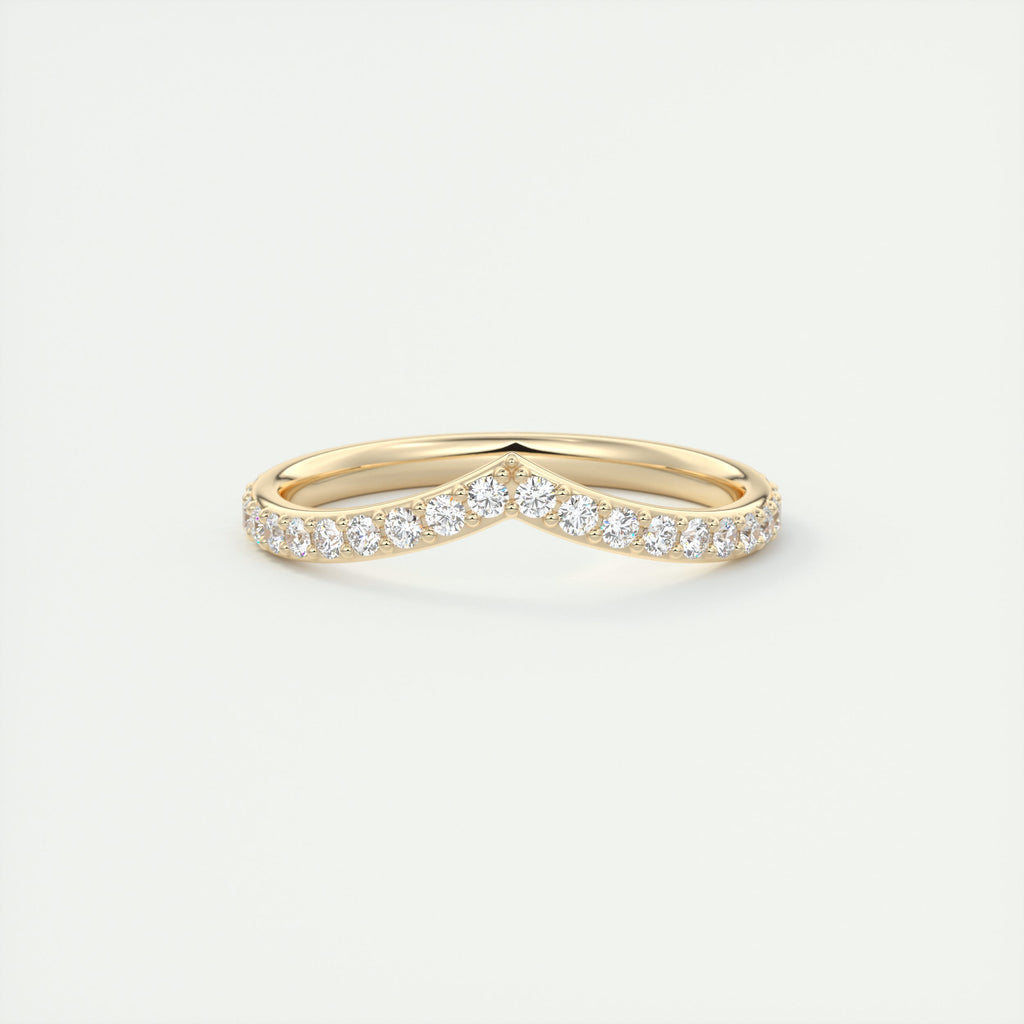 0.80CT Round Curved Full Eternity Unique Wedding Band – Darby Diamonds LLC